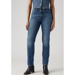 Levi's LEVI'S Damen 5-Pocket-Jeans "501 Long", blau, Gr. 25, Denim/Jeans, Obermaterial: 99% Baumwolle, 1% Elasthan, Jeans, 501 Collection
