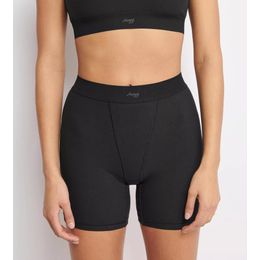 Sloggi Damen Lange Unterhose "EVER Ease", Gr. S, schwarz, Single Jersey, Obermaterial: 82% Baumwolle, 18% Elasthan, unifarben, Unterhosen,