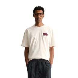 Marc O'Polo Herren T-Shirt "aus reiner Bio-Baumwolle", wei&szlig;, Basic, Gr. M, MARC O'POLO DENIM, unifarben, Obermaterial: 100% Baumwolle, Shirts