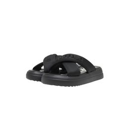 Buffalo Damen Plateausandaletten "Buffalo ZYDA CROSS - VEGAN LYCRA", Gr. 40, schwarz, Kunstfaser, unifarben, Schuhe