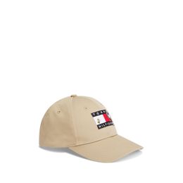 Tommy Hilfiger Herren Baseball Cap "PEANUTS FLAG LOGO CAP", beige, Gr. L, unifarben, Web, Baumwolle, Caps, Regular fit mit gr&ouml;&szlig;enverstellbarem