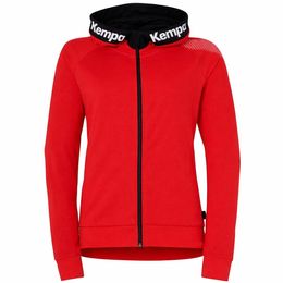 Kempa Herren Trainingsjacke "Kapuzenjacke Core 26 Women", rot, Gr. S, Obermaterial: 85% Baumwolle CO(Bio). 15% Viskose CV., Jacken