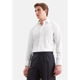 Seidensticker Herren Businesshemd "Schwarze Rose", wei&szlig;, Gr. 37, unifarben, 100% Baumwolle, Hemden, X-Slim 1/1 Kentkragen Uni