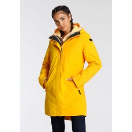 Icepeak Damen 3-in-1-Funktionsparka "PHILIPPSBU", gelb, Gr. 40, Obermaterial: 100% Polyester. Futter: 100% Polyester. Innenjacke: 100% Polyester.