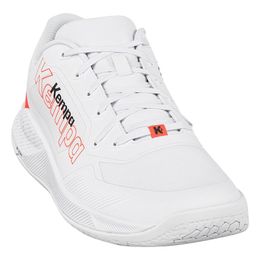 Kempa Herren Hallenschuh "Hallen-Sport-Schuhe Kourtfly Three", Gr. 10,5, wei&szlig;, Obermaterial: 100% Textilmaterial TEXMAT., Schuhe