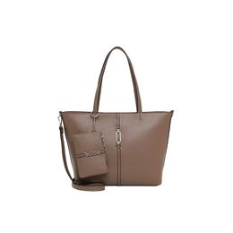 Emily & Noah EMILY & NOAH Damen Shopper "Shopper E&N Lewe", grau, Polyester, Taschen
