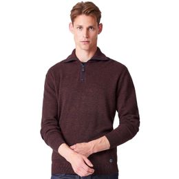 Casamoda Herren Troyer "Casamoda Stricktroyer uni", orange, Gr. XL, 90% Baumwolle, 10% Polyamid, Pullover