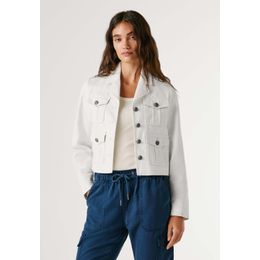 Pepe Jeans Damen Funktionsjacke "light jacket GIGIH", wei&szlig;, Gr. XL, 100% Baumwolle, Jacken