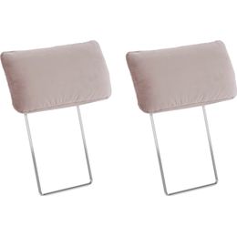 Sofa-Kopfst&uuml;tze OTTO HOME, B:48cm H:26cm T:18cm, beige, Holzwerkstoff, Kopfst&uuml;tzen, "Costello, B: 48 cm", Set: 2 St&uuml;ck, passend zur Serie