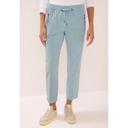 Cecil Damen Cordhose, blau, Gr. XXL, unifarben, Web, 98% Baumwolle, 2% Elasthan, Hosen, Middle Waist