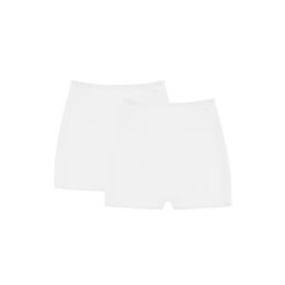 Mey Damen Pagenslip "Only Lycra", Gr. 50, wei&szlig;, Obermaterial: 60% Baumwolle, 35% Viskose, 5% Elasthan, unifarben, Unterhosen, mit weichen