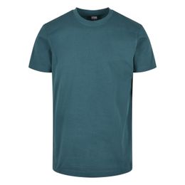 Urban Classics Herren T-Shirt "Urban Classics Herren Basic Tee", blau, Gr. L, unifarben, 100% Baumwolle, Shirts