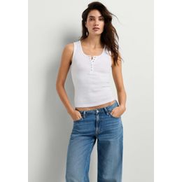 Pepe Jeans Damen Tanktop "tank top CAMILA", wei&szlig;, Gr. XL, 95% Baumwolle, 5% Elasthan, Tops