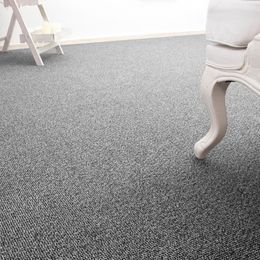 ANDIAMO Teppichboden "Carlos, Feinschlinge, Gesamth&ouml;he 6,5 mm, Made in Netherlands", B : 200cm 1 Stk., L: 300cm, grau, Schlafzimmer, Teppiche,