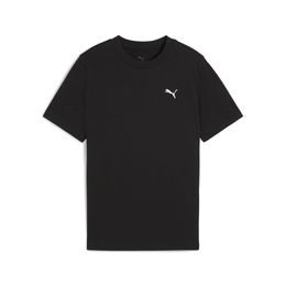 Puma Kinder T-Shirt "WARDROBE ESS T-Shirt Jungen", schwarz, Gr. 152, Obermaterial: 100% Baumwolle. Rippe: 20% Polyester, 80% Baumwolle, Shirts