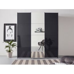 Kleiderschrank OTTO HOME, B:203cm H:229cm T:62cm, grau, Holzwerkstoff, Kinderzimmer, Schr&auml;nke, "Mehrzweckschrank Aktenschrank M&ouml;bel Mietswohnung