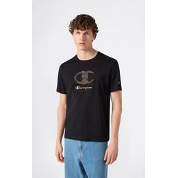 Champion Herren T-Shirt "Graphic T- Shirt", schwarz, Gr. L, Obermaterial: 100% Baumwolle, Shirts, aus Baumwolle, f&uuml;r Erwachsene geeignet