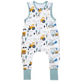 TUPTAM Babyschlafsack "Schlafsack mit F&uuml;&szlig;en Babyschlafsack mit Beinen Unwattiert", L: 74cm, blau, Schlafs&auml;cke