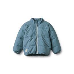 Wheat Jungen Outdoorjacke "Wheat Lightweight Puffer Jacket Ullu", blau, Gr. 116, unifarben, 100% Polyester, Jacken, reflektierend