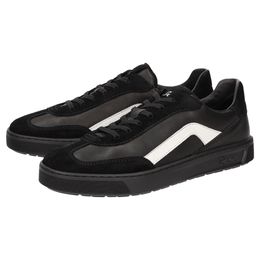 Sioux Damen Sneaker "Tedroso-DA-714", Gr. 38, schwarz, Obermaterial: 50% Kalbsveloursleder CAVL. 50% Lammnappaleder LANA. 100% Gummi rubber., Schuhe