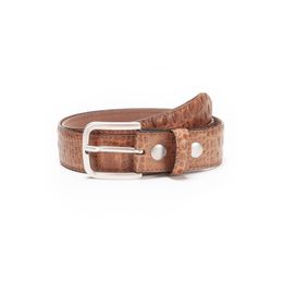 BA98-Cologne Damen Lederg&uuml;rtel "BA98-Cologne G&uuml;rtel", braun, Gr. 100, Obermaterial: 100% Lammleder LEL., G&uuml;rtel, handgefertigt