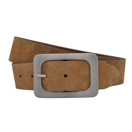 AnnaMatoni Damen Lederg&uuml;rtel "AnnaMatoni Damen Lederg&uuml;rtel in hochwertigem Velour Leder 4cm", braun, Gr. 105, 100% Leder, G&uuml;rtel