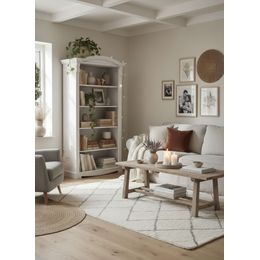 Standregal OTTO HOME, B:96,4cm H:188cm T:37,3cm, wei&szlig;, Massivholz, Wohnzimmer, Regale, "Anna, Regal, Aktenregal, B&uuml;cherregal", aus massiver Kiefer,