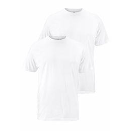 Herren T-Shirt, wei&szlig;, Gr. XXXL, Fruit of the Loom, unifarben, Single Jersey, Obermaterial: 100% Baumwolle, Shirts, aus reiner Baumwolle