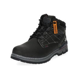 Damen Schn&uuml;rstiefelette "Dockers by Gerli Stiefelette Lederimitat", Dockers by Gerli, Gr. 43, schwarz, Lederimitat, Schuhe