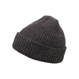 Flexfit Herren Beanie "Flexfit Unisex Rib Beanie"charcoal, Kunstfaser, M&uuml;tzen