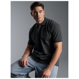 TRIGEMA Herren Poloshirt "TRIGEMA Poloshirt DELUXE Piqu&eacute;", grau, Basic, Gr. S, Piqu&eacute;, 100% Baumwolle, Shirts