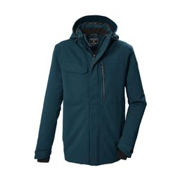 Killtec Herren Funktionsjacke "KOW 42 MN JCKT", blau, Gr. S, Obermaterial: 100% Polyester.Futter: 100% Polyester.F&uuml;llung: 100% Polyester, Jacken,