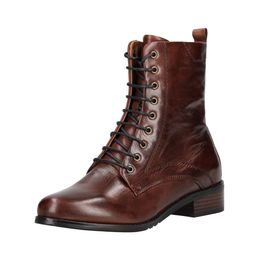 Everybody Damen Schn&uuml;rstiefelette "Everybody Stiefelette Leder", Gr. 40, braun, Leder, Schuhe