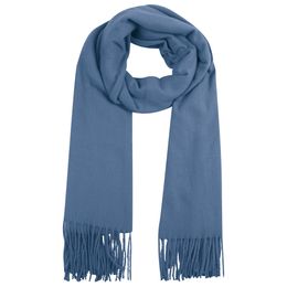 Damen Modeschal, blau, Capelli New York, Obermaterial: 100% Polyester, Modet&uuml;cher