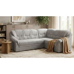 Ecksofa OTTO HOME, B:234cm H:84cm T:185cm, grau, 100% Polyester, Wohnzimmer, Sofas, "Nyborrg 234 x 185 cm, auch mit Schlaffunktion, formsch&ouml;n &