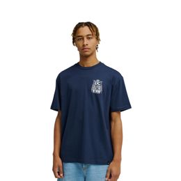 DC Shoes Herren T-Shirt "DC Screw It", blau, Gr. M, Obermaterial: 75% Baumwolle, 25% Baumwolle., Shirts