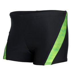 AQUARTI Kinder Badehose "Badehose Jungen Schwimmhose Kontrastfarbige Eins&auml;tze", schwarz, Gr. 164, Obermaterial: 80% Polyamid PA. 20% Elasthan EL.,