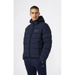 Champion Herren Steppjacke "Padded Outdoor Jacket", schwarz, Gr. S, unifarben, Steppware, Obermaterial: 100% Polyamid, Jacken, mit Kapuze, bequeme