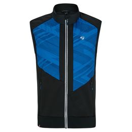 Ziener Herren Funktionsweste "NEJAT", blau, Gr. 48, Obermaterial: 1. 100% Polyester. 2. 100% Polyester. 93% Polyester, 7% Elasthan. Futter: 100%