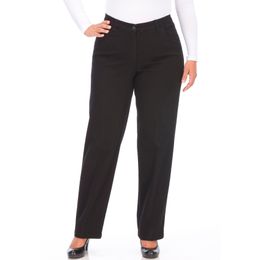 KjBRAND Damen Stretch-Jeans "Babsie", schwarz, Gr. 48, Denim/Jeans, Obermaterial: 85% Baumwolle, 13% Polyester, 2% Elasthan, Jeans, mit Stretch-Anteil