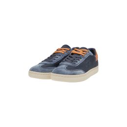 Replay Herren Sneaker "Replay PYPER", Gr. 43, blau, Leder, Schuhe