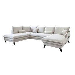 Miuform Wohnlandschaft mit Schlaffunktion Charming Charlie beige Ma&szlig;e (cm): B: 302 H: 90 &raquo; H&ouml;ffner