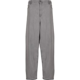 Urban Classics Herren Stoffhose "Urban Classics 90 ́s Heavy Denim Pants", grau, Gr. 32, unifarben, 99% Baumwolle, 1% Elasthan, Hosen