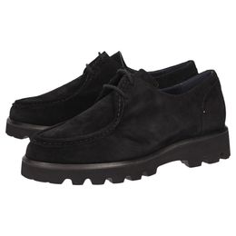 Sioux Damen Schn&uuml;rschuh "Meredira-752-H", Gr. 38, schwarz, Obermaterial: 100% Kalbsveloursleder CAVL. 100% Gummi rubber., Schuhe