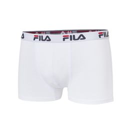 Fila Herren Boxer "MAN BOXER SHORTS", Gr. L, schwarz-wei&szlig;, Obermaterial: 95% Baumwolle, 5% Elasthan, Unterhosen, mit Logobund