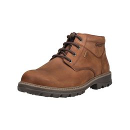 Gabor Damen Schn&uuml;rstiefelette "Gabor Stiefelette Leder", Gr. 45, braun, Leder, Schuhe