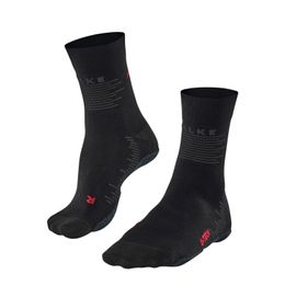 Falke Damen Socken "RU True Motion", Gr. 39, schwarz, Obermaterial: 39% Polyamid PA. 34% Lyocell CLY. 15% Polyester PES. 10% Polypropylen PP. 2%