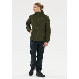 WEATHER REPORT Herren Outdoorjacke "DELTON W-PRO15000", gr&uuml;n, Gr. S, bedruckt, mehrfarbig, 94% Polyester, 6% Elasthan, Jacken, ist atmungsaktiv,