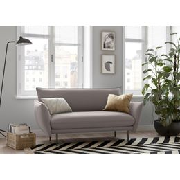 2-Sitzer OTTO HOME, B:156cm H:86cm T:86cm, grau, Struktur (100% Polyester);Struktur weich (85% Polyester/15% Nylon);Samtoptik (100% Polyester),