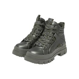 Buffalo Damen Stiefel "Buffalo aspha nc mid", Gr. 37, gr&uuml;n, Polyamid, unifarben, Schuhe
